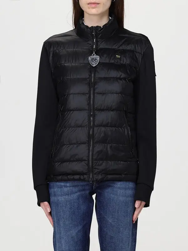 BLAUER. Padded Down Jacket With Zip Closure - Black