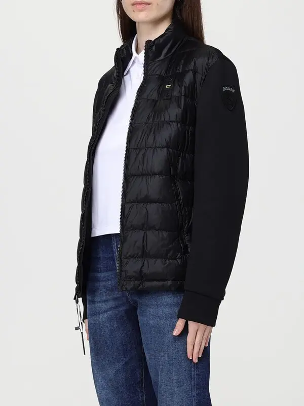 BLAUER. Padded Down Jacket With Zip Closure - Black