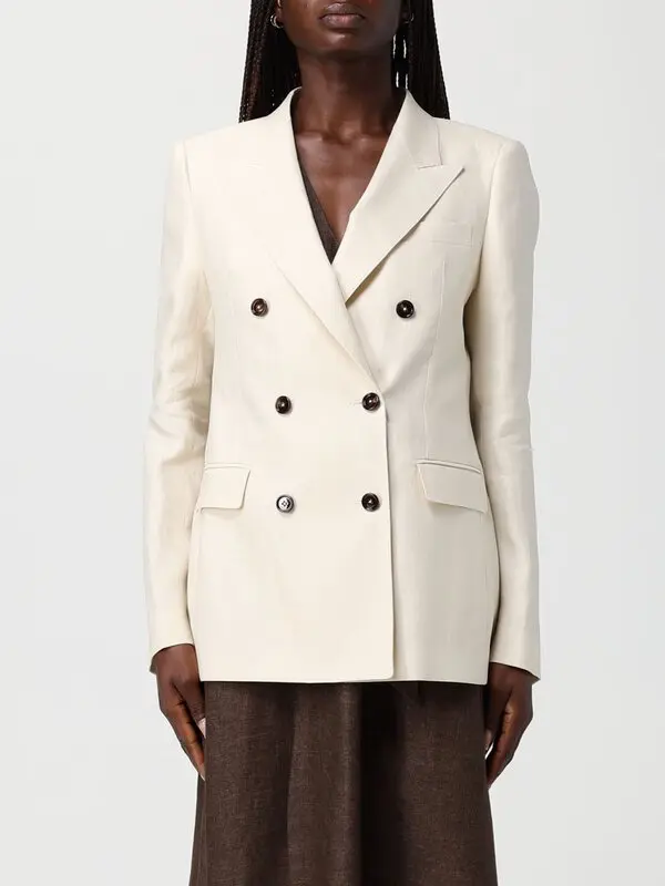Tagliatore Double Breasted Jacket - Beige