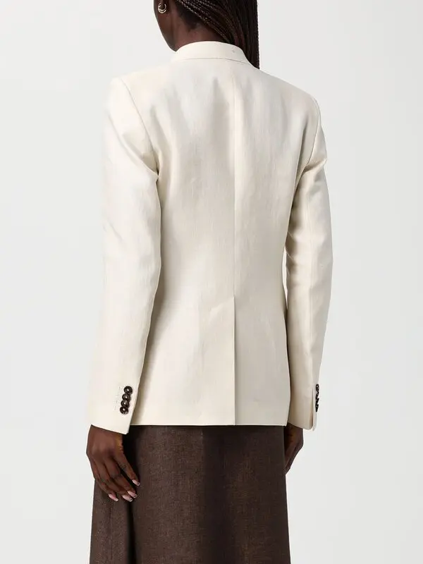 Tagliatore Double-breasted Linen Blazer - Beige