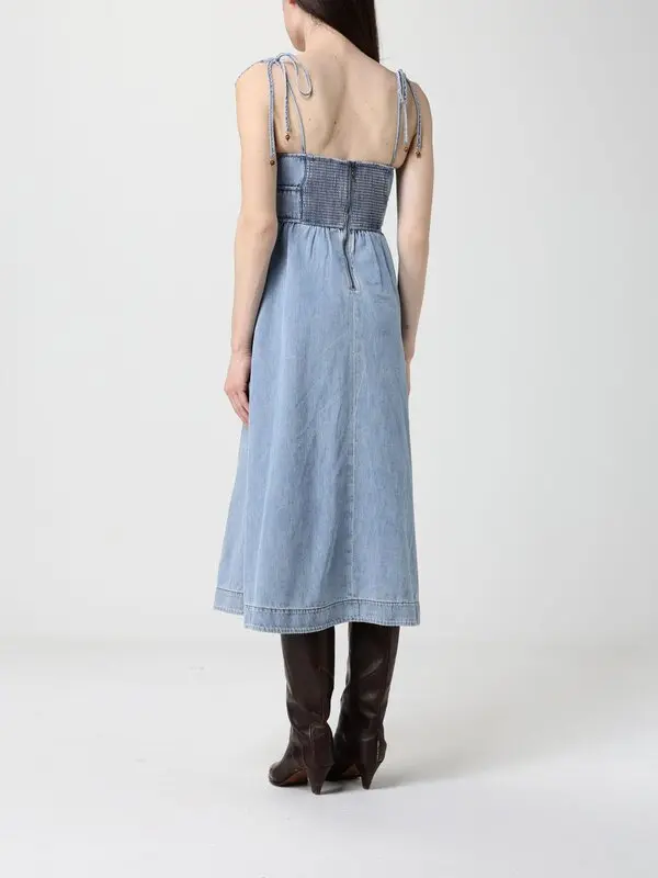Zimmermann Denim Midi Dress - Blue