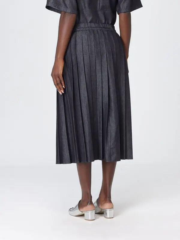 JIL SANDER Pleated Midi Skirt