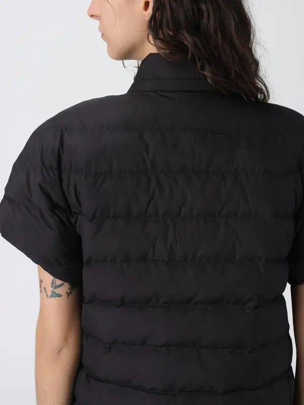 EA7 Quilted Nylon Down Jacket With Short Sleeves