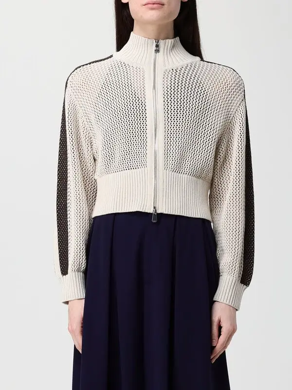 Pinko Zip-up Knit Cardigan