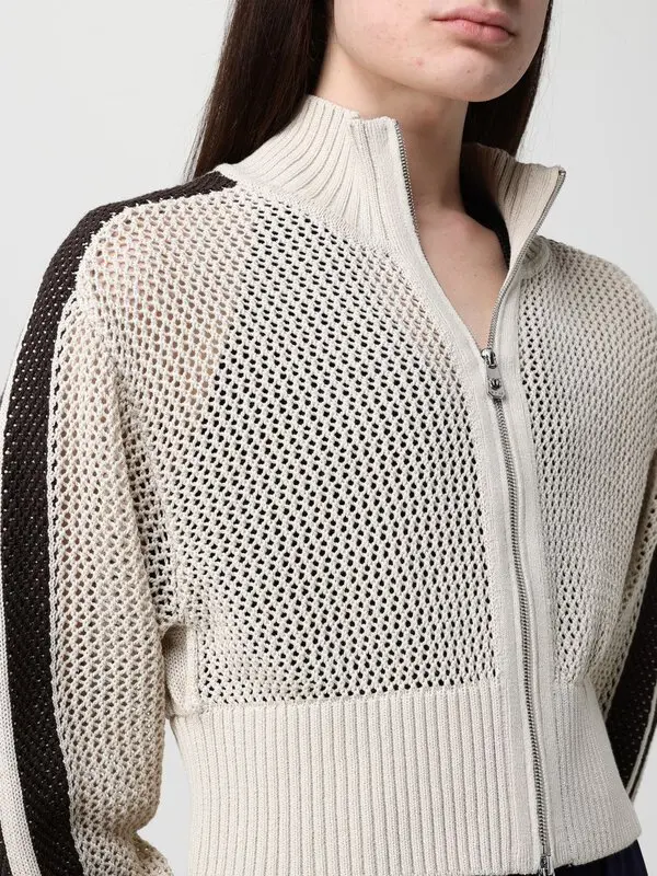 Pinko Zip-up Knit Cardigan