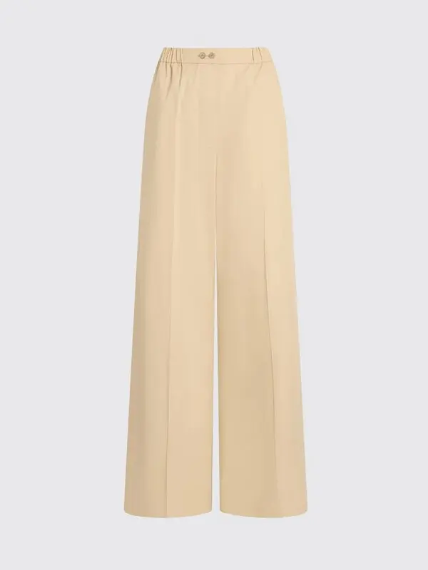 PATOU Organic Cotton Wide-leg Pants - Nude