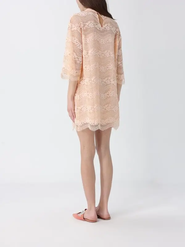 TWINSET Lace Mini Dress - Pink