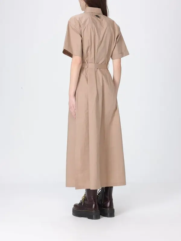 BLAUER. Belted Midi Shirt Dress