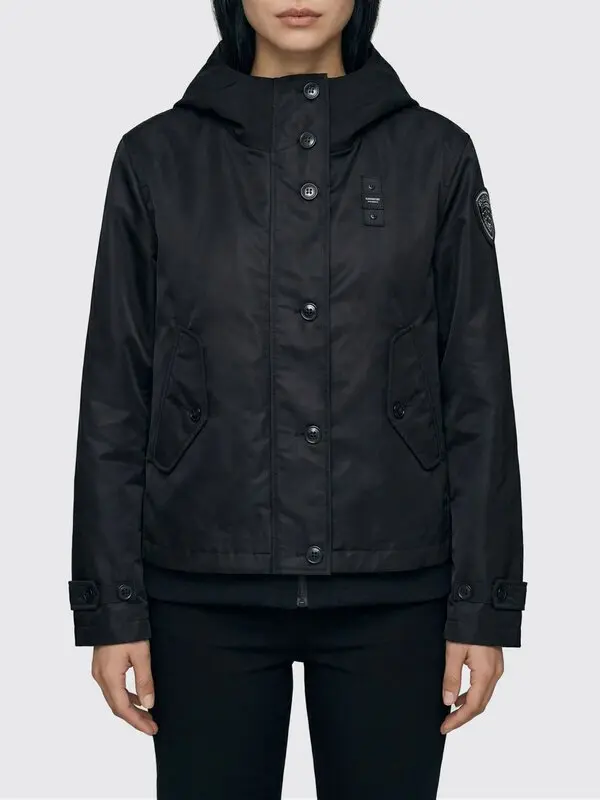 BLAUER. Hooded Jacket With Logo