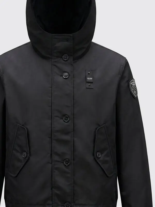 BLAUER. Hooded Jacket With Logo