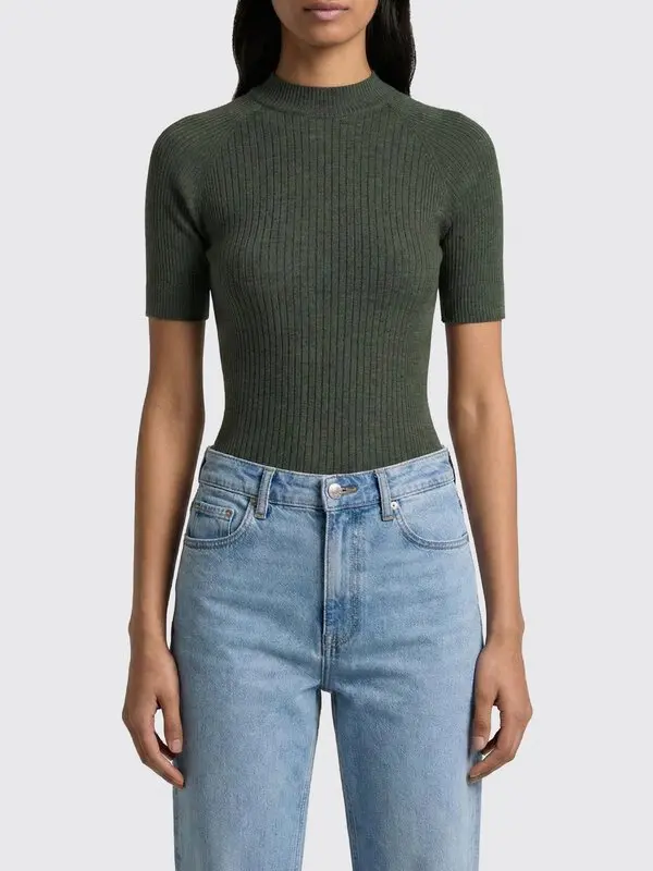 SA SU PHI Cashmere And Silk Knit Top - Green