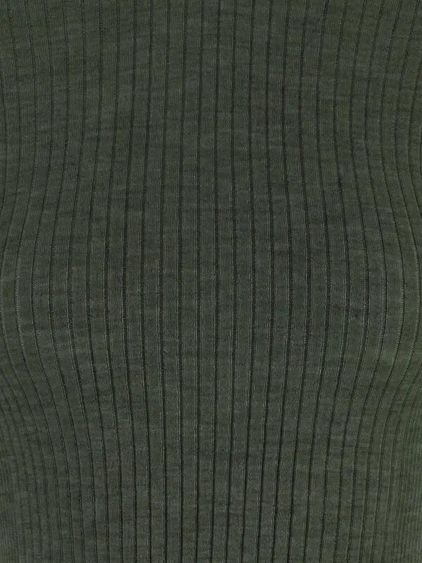 SA SU PHI Cashmere And Silk Knit Top - Green