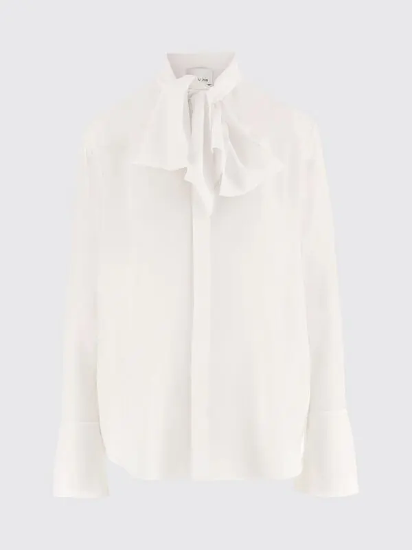 SA SU PHI Silk Pussy-bow Blouse