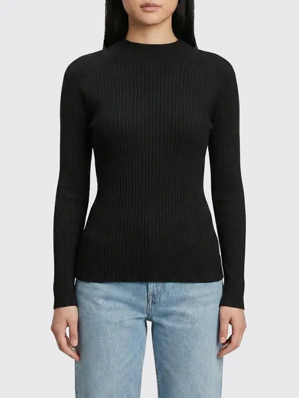 SA SU PHI Cashmere And Silk Ribbed Crewneck Sweater - Black