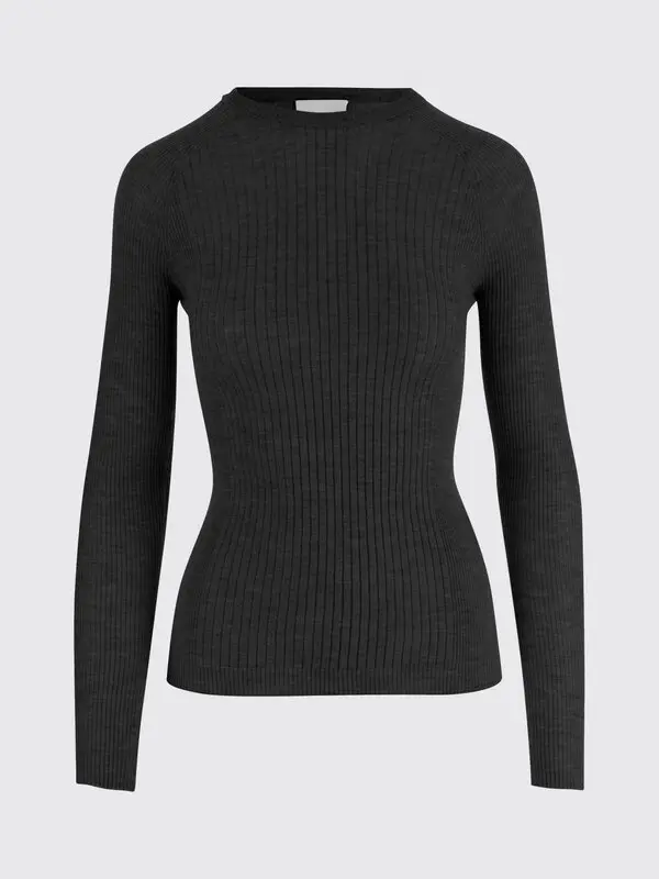 SA SU PHI Cashmere And Silk Ribbed Crewneck Sweater - Black