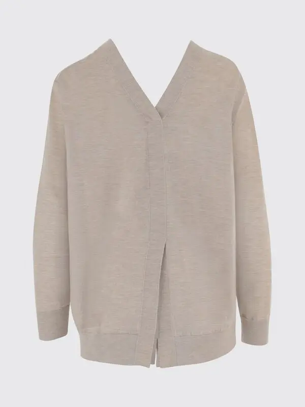 SA SU PHI Cashmere And Silk V-neck Cardigan - Beige