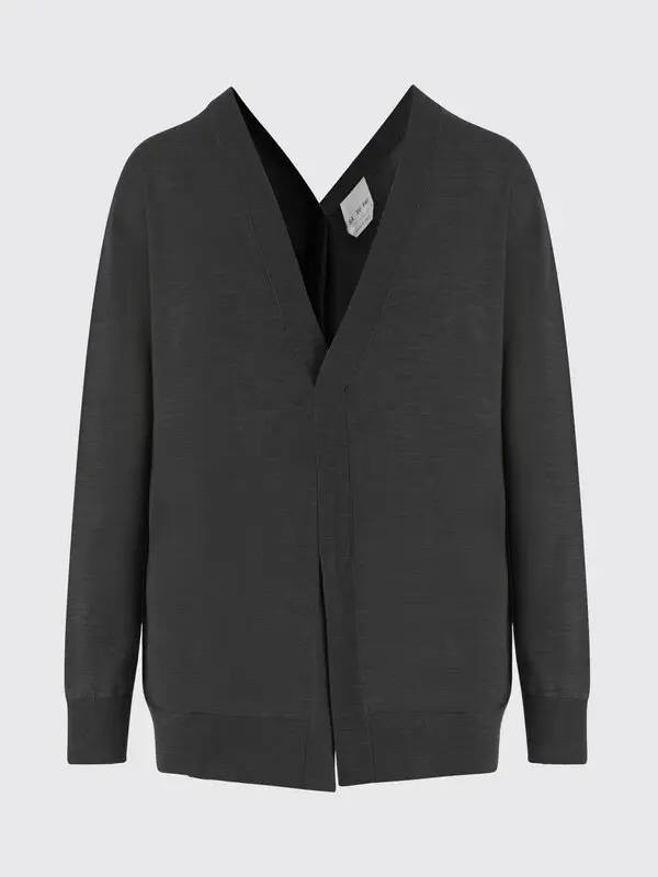 SA SU PHI Cashmere And Silk V-neck Cardigan - Black