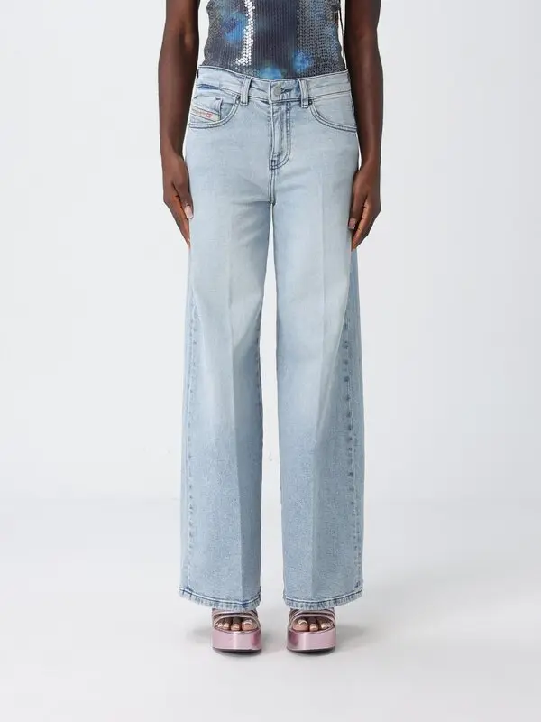 DIESEL® Wide Leg Jeans - Denim