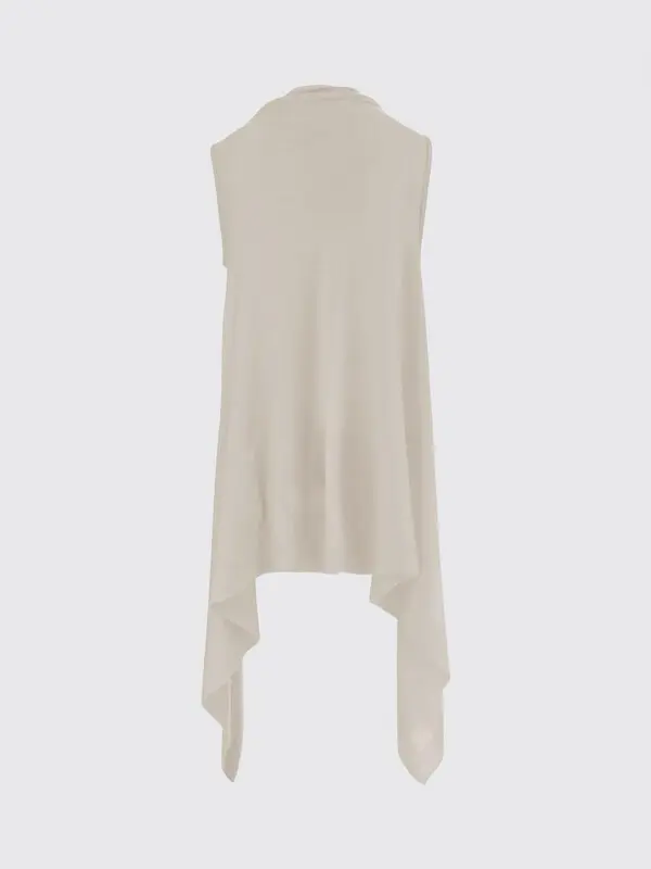 SA SU PHI Long Cashmere And Silk Vest - Ivory