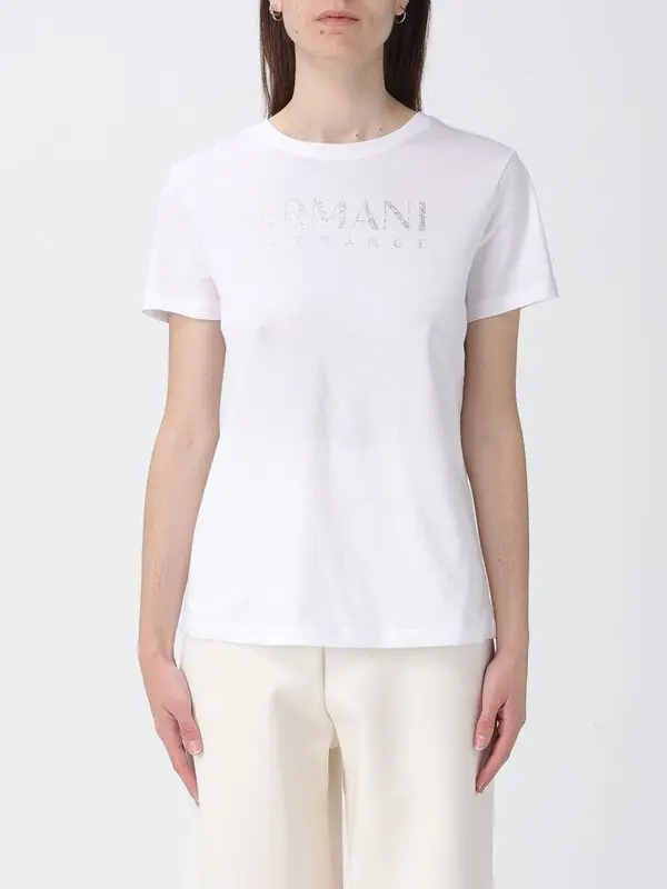 Armani Exchange Embellished Logo T-shirt - White