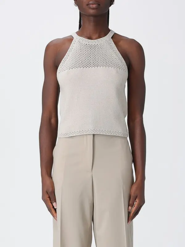 Armani Exchange Halter Neck Knit Top