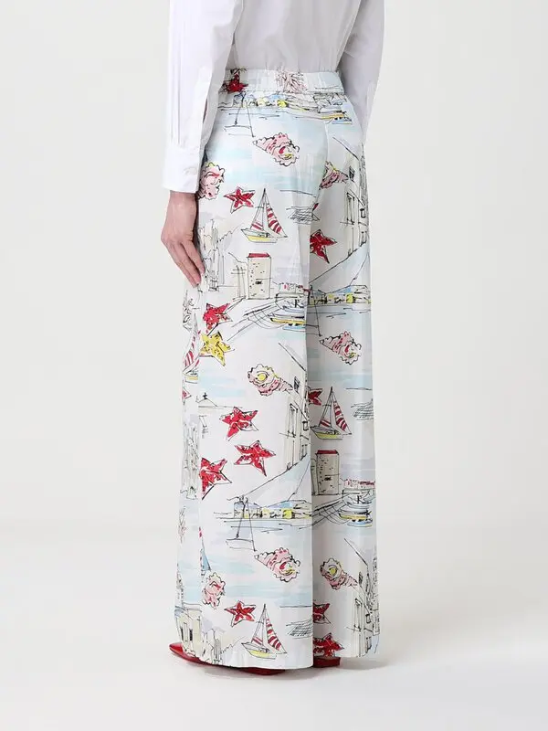 Antonio Marras Printed Wide Leg Trousers