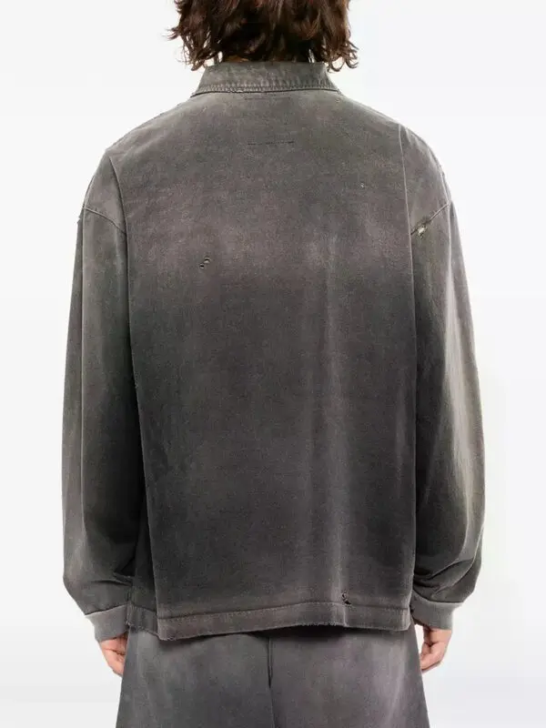 Mihara Yasuhiro Long-sleeved Polo Shirt