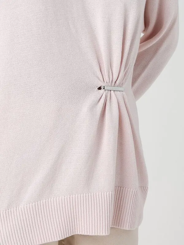 TWINSET Gathered Detail Sweater - Pink