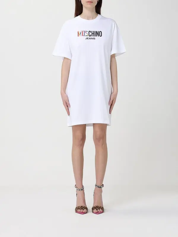 Moschino T-shirt Dress - White
