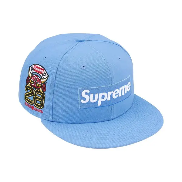 Supreme Shop Box Logo New Era Cap - Blue | Editorialist