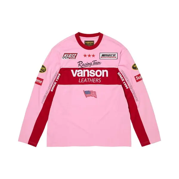 Supreme X Vanson Leathers Long-sleeve Top - Pink