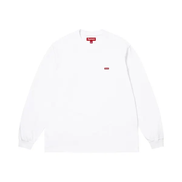 Supreme Small Box Long-sleeve Tee - White