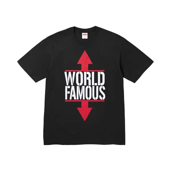 Supreme World Famous Tee - Black