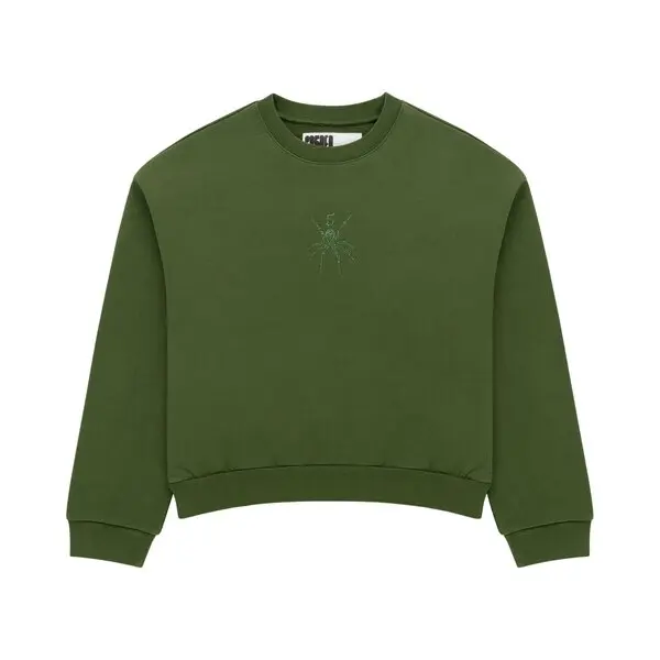 SP5DER Rhinestone Tm Crewneck