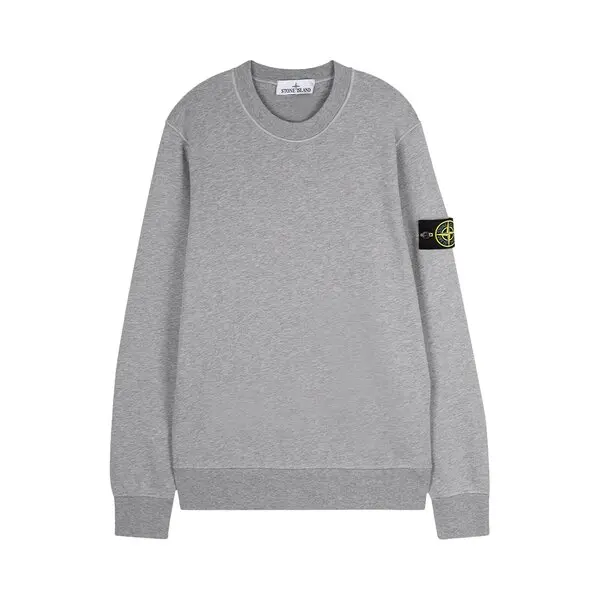 Stone Island Garment Dyed Fleece Sweatshirt - Grey