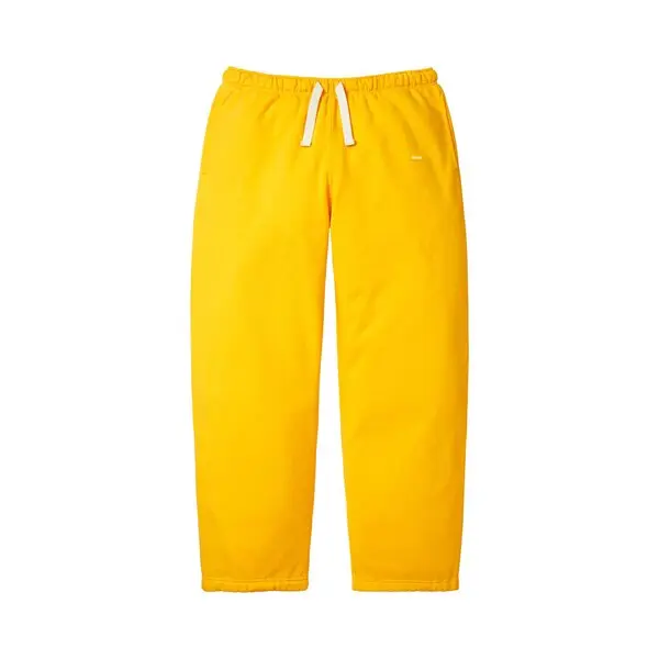 Supreme Small Box Drawstring Sweatpants - Yellow