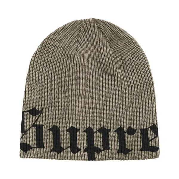 Supreme Old English Printed Beanie - Green