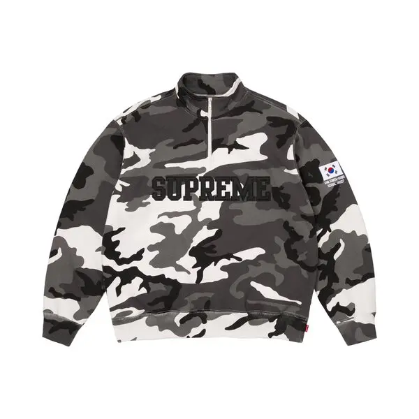 Supreme Shop Flag Half Zip Pullover