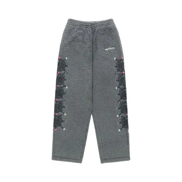 SP5DER Webstone Teddy Fleece Pant - Grey