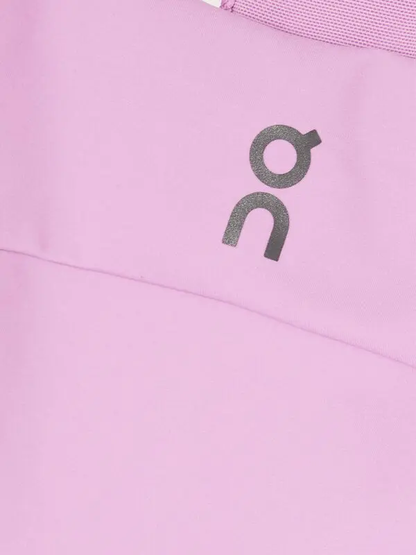 On Performance Paneled Cutout Stretch Recycled-jersey Sports Bra - Pink
