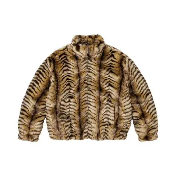 Supreme Faux Fur Windstopper Bomber Jacket - Tan