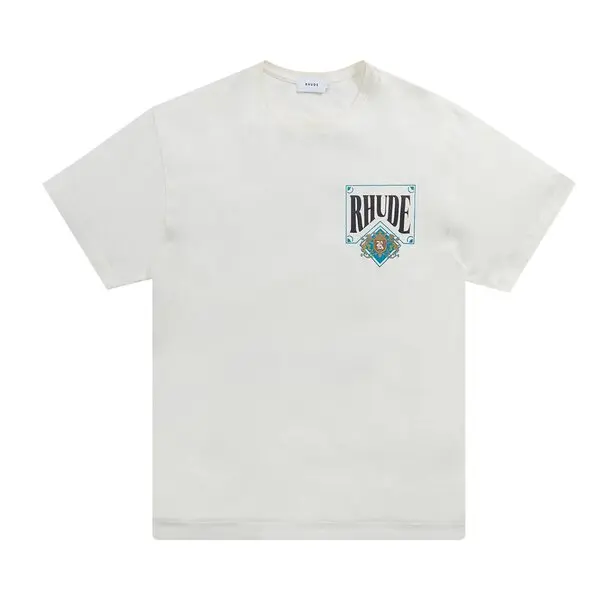 Rhude Card Tee - White