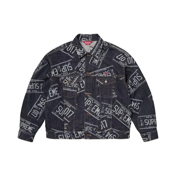 Supreme Denim Trucker Jacket - Black