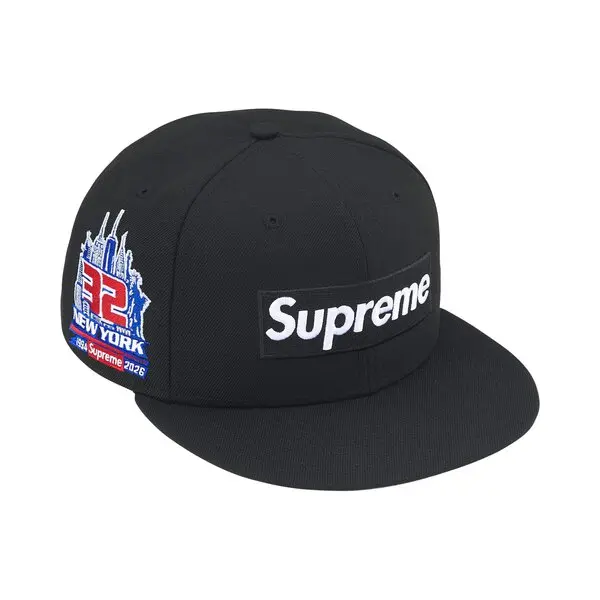 Supreme Shop Box Logo New Era Cap - Black