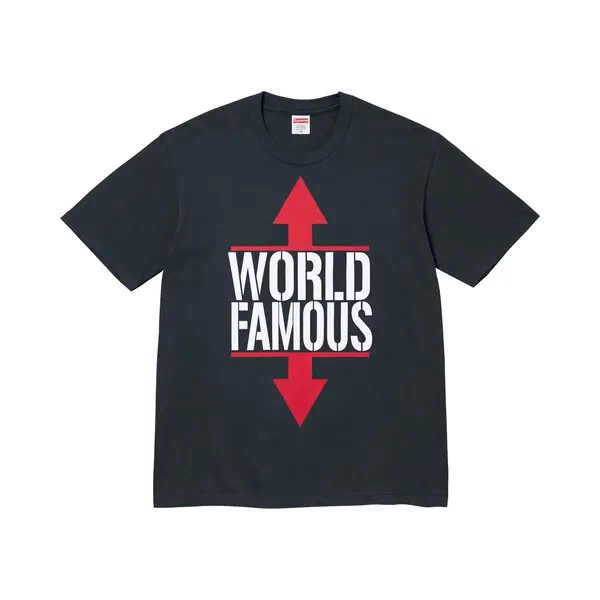 Supreme World Famous Tee - Blue