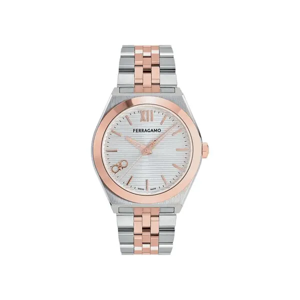 FERRAGAMO Vega Two-tone Bracelet Watch - Gold
