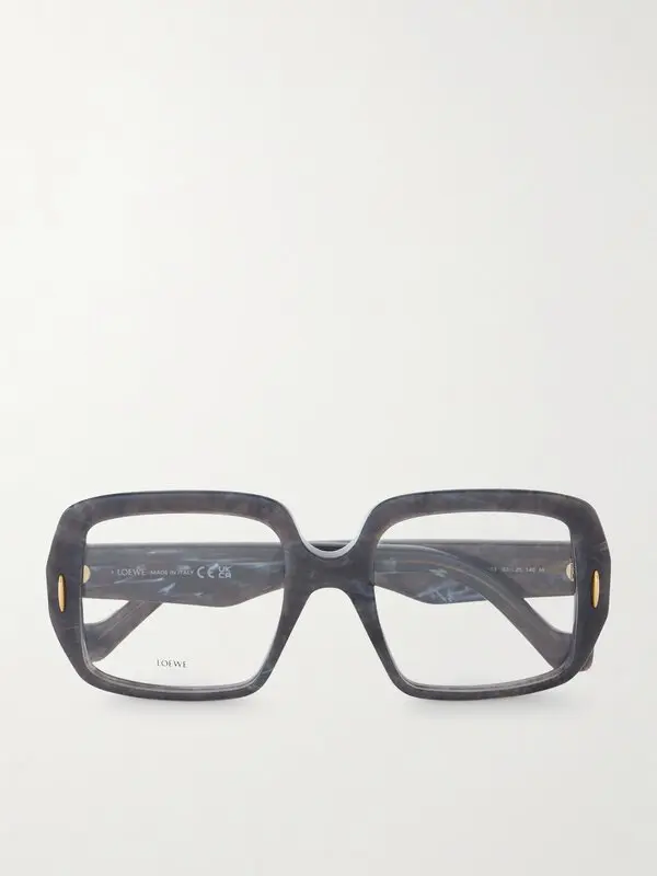 Loewe Anagram Square-frame Optical Glasses - Black