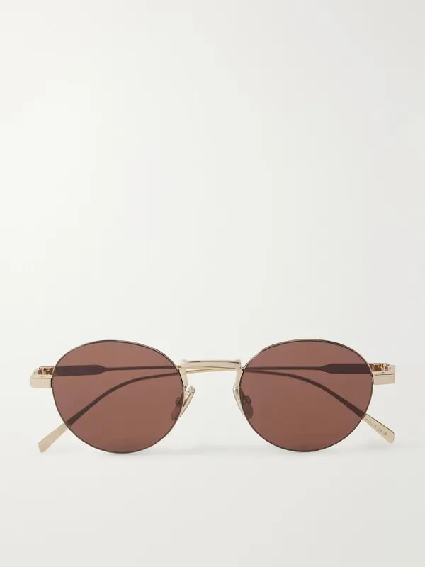 Celine Oro Round-frame Sunglasses - Gold