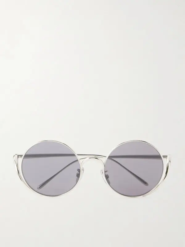 Loewe Round Frame Sunglasses - Silver
