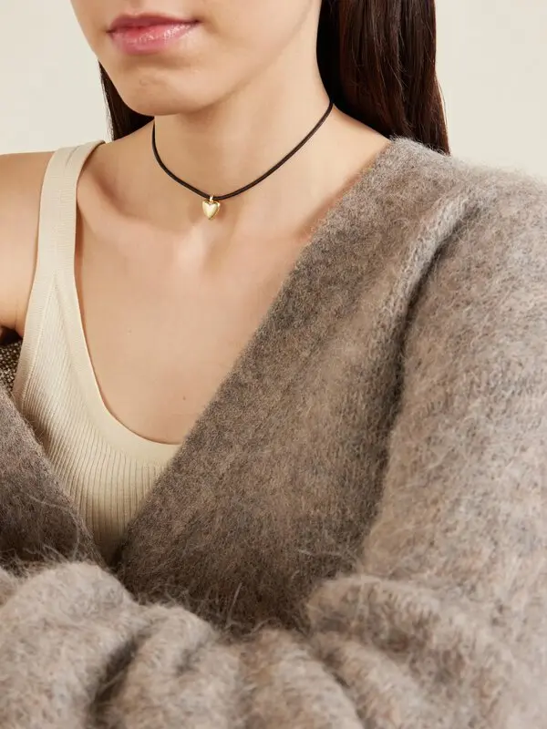 JENNIFER FISHER Puffy Heart Choker